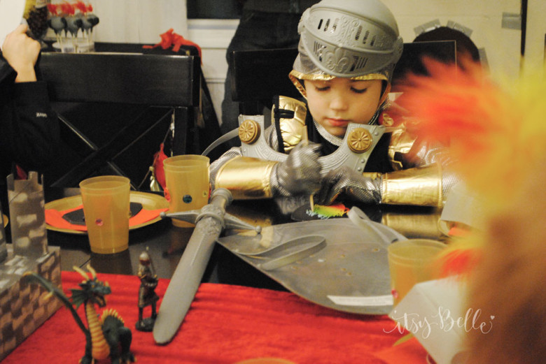 Brave Knight in Shining Armor Birthday Party - Itsy Belle